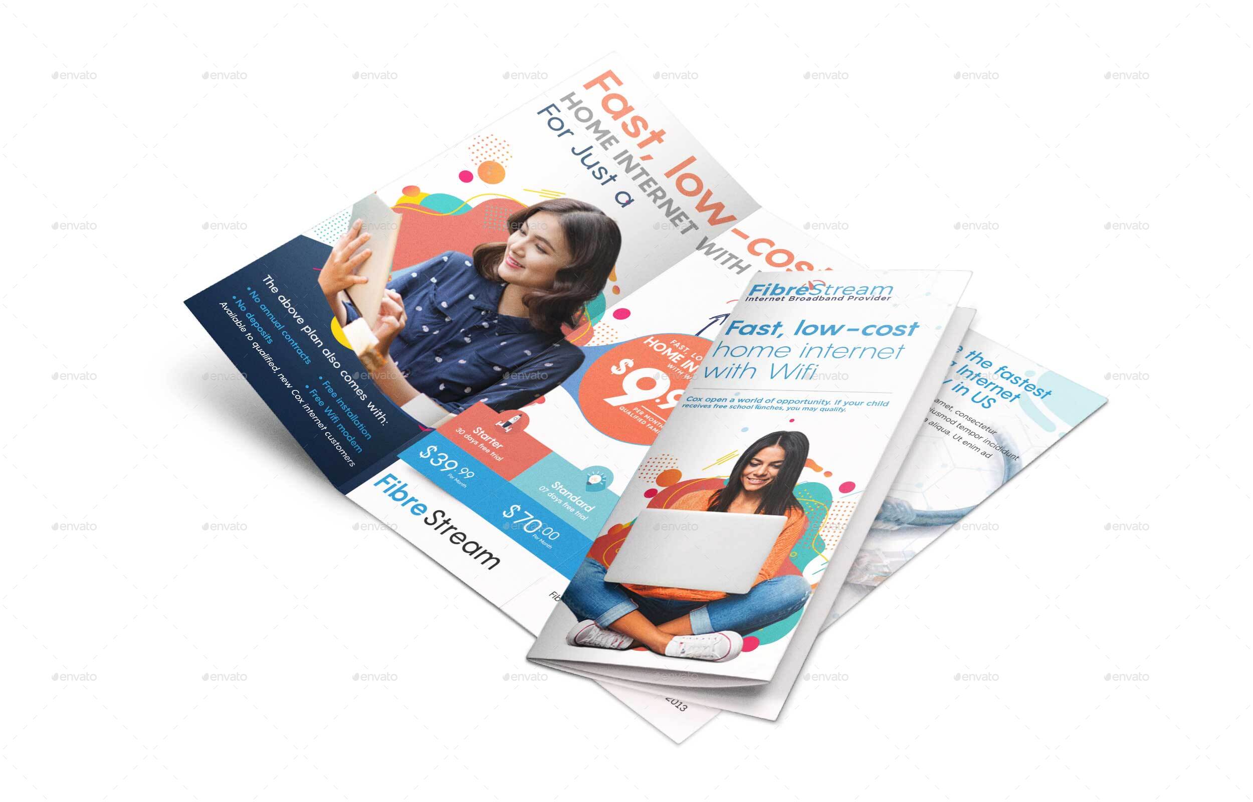 Internet Broadband Promotion Brochure, Print Templates | GraphicRiver