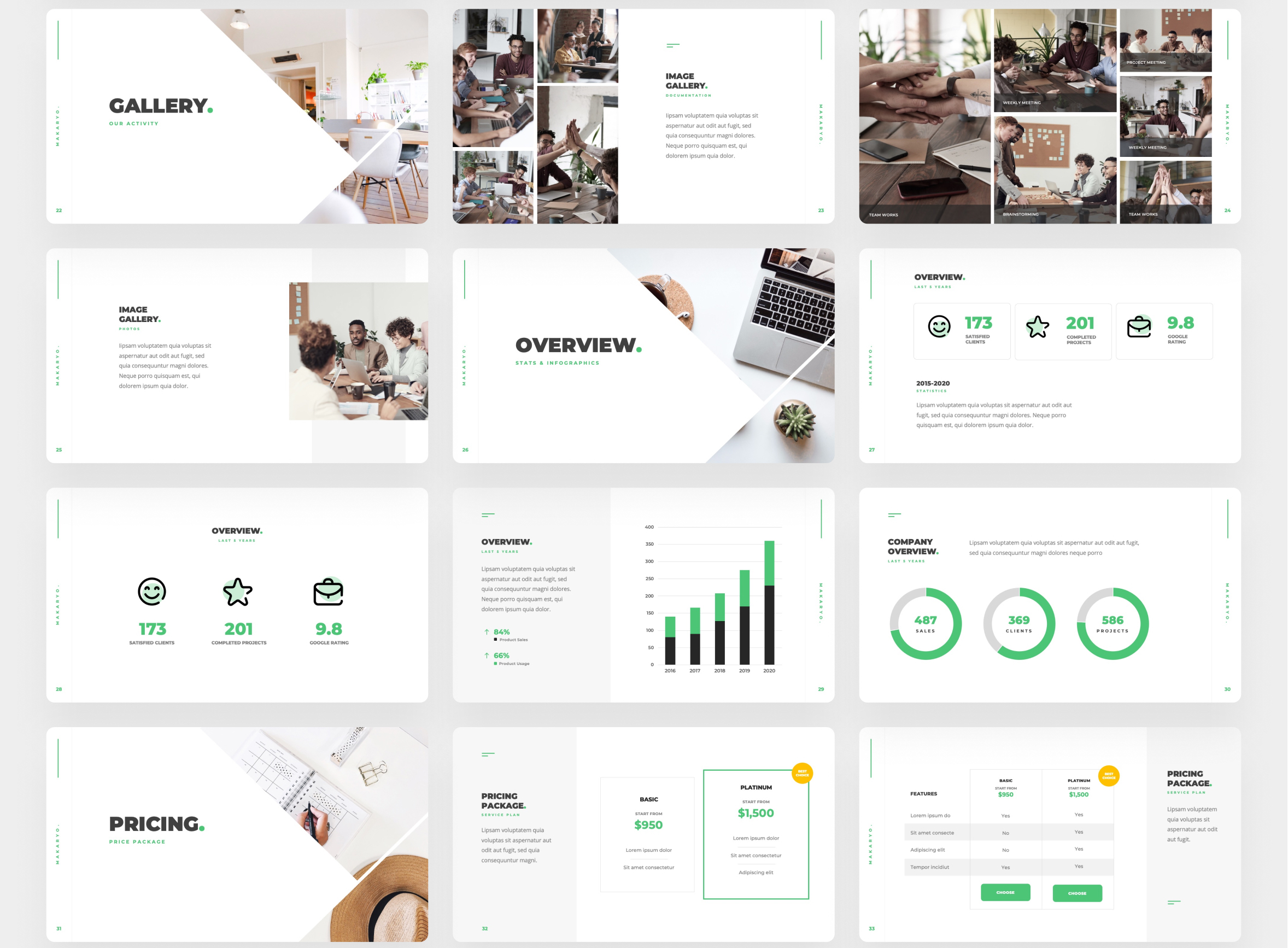 Business Keynote Presentation Bundle Vol. 1, Presentation Templates