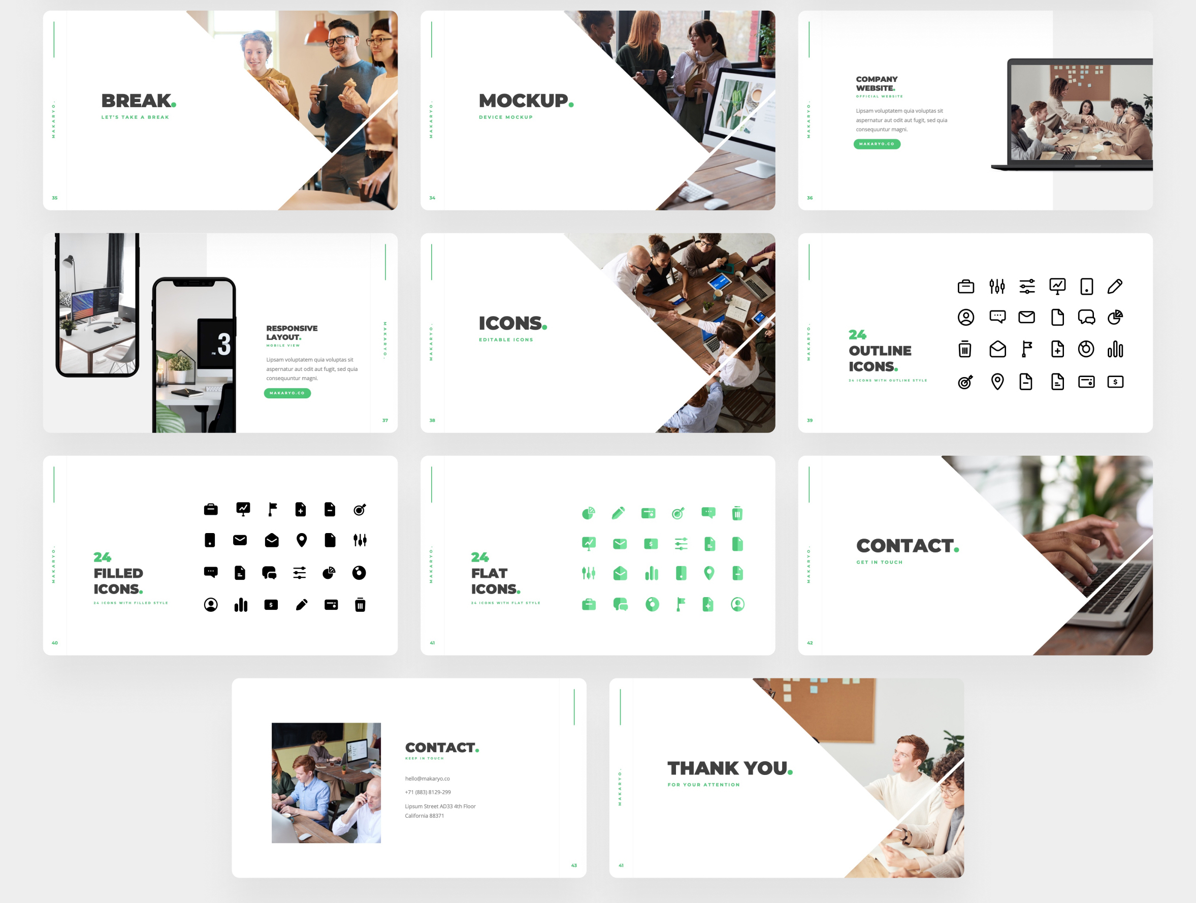 Business PowerPoint Presentation Bundle Vol. 1, Presentation Templates