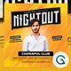 Night Out Flyer Template, Print Templates | GraphicRiver