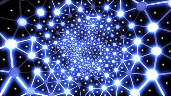 Flashing Neon Led Grid, Motion Graphics | VideoHive