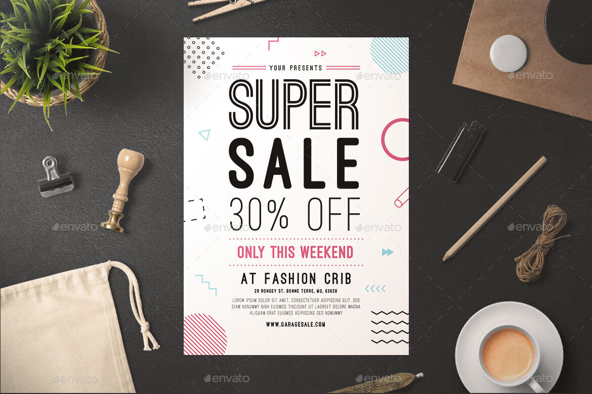 Super Sale Flyer, Print Templates | GraphicRiver