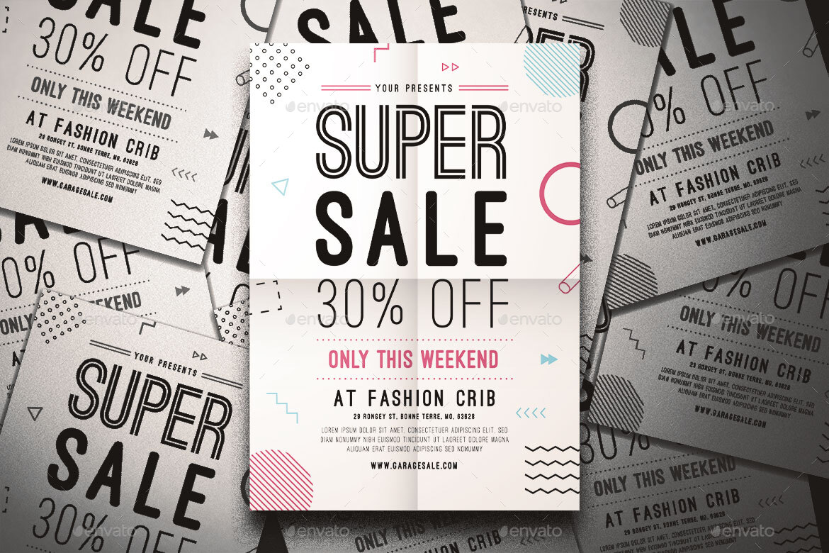Super Sale Flyer, Print Templates | GraphicRiver