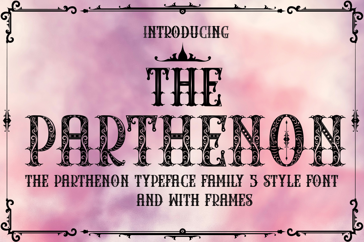 The Parthenon, Fonts | GraphicRiver