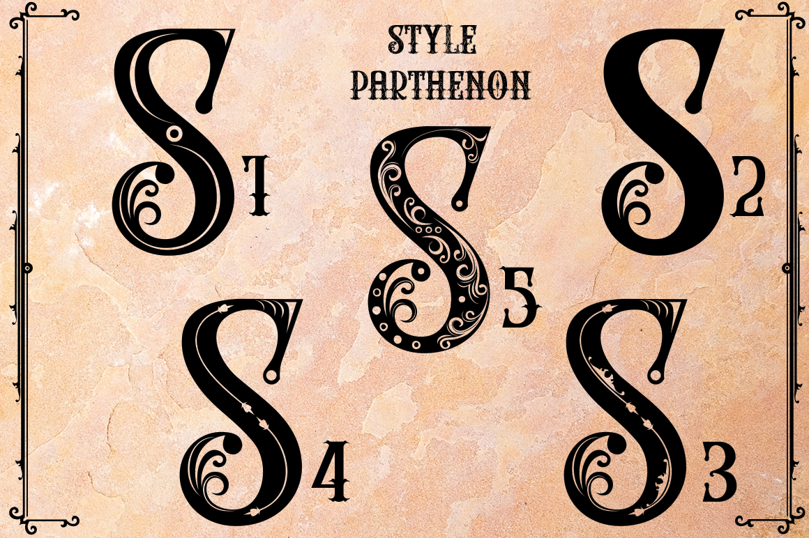 The Parthenon, Fonts | GraphicRiver