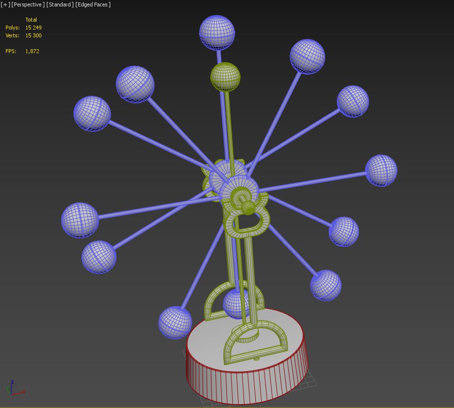 Newton pendulum creative rotating multi-colored eternal balls by ...