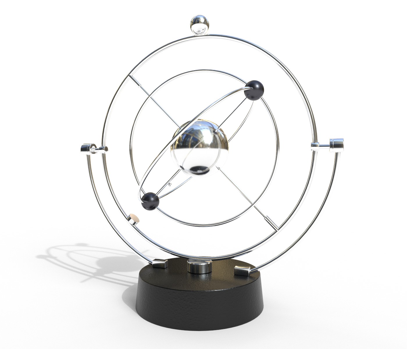 Magnetic Pendulum rotating eternal balls by Experienceplus | 3DOcean