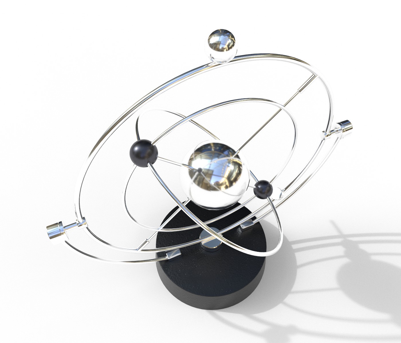 Magnetic Pendulum rotating eternal balls by Experienceplus | 3DOcean
