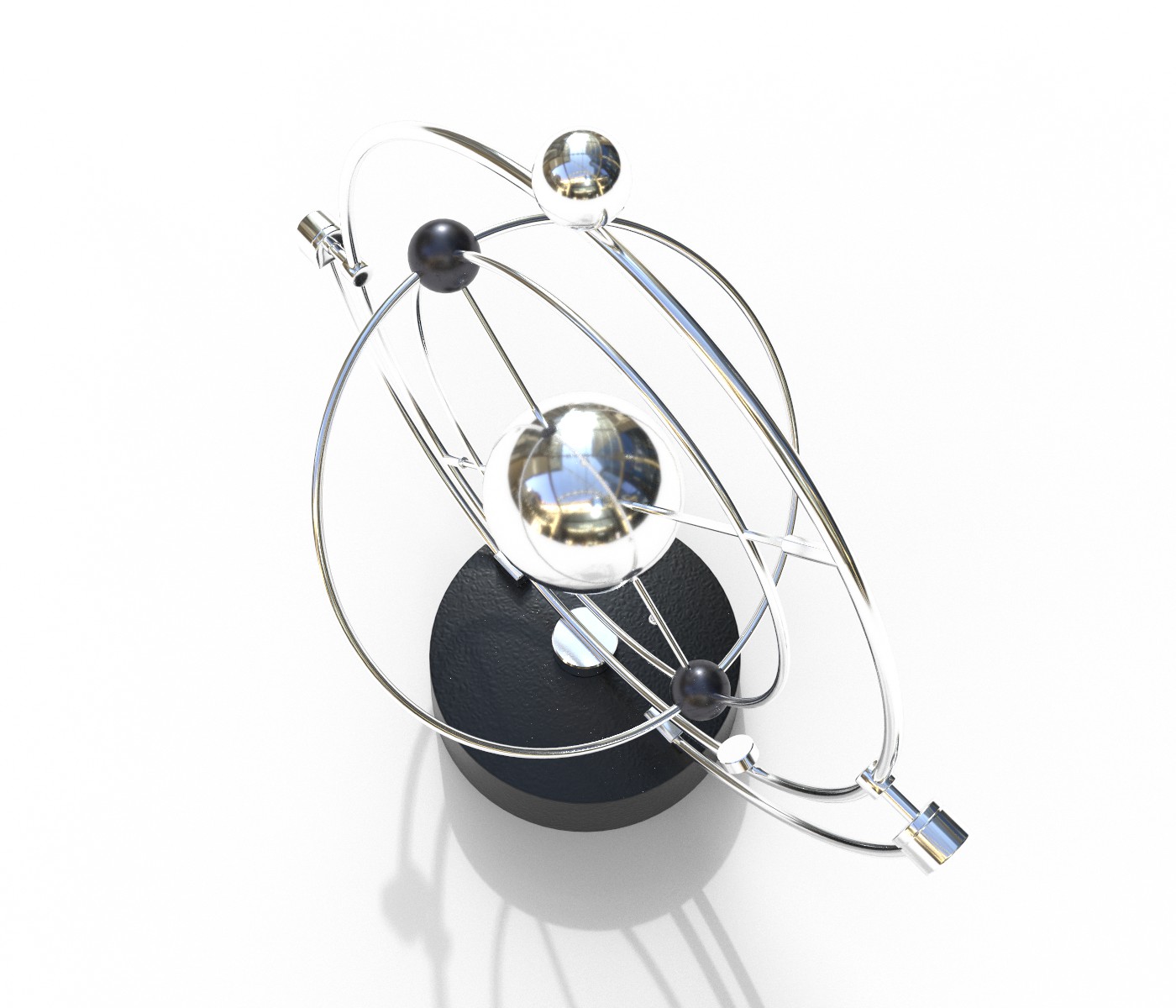 Magnetic Pendulum rotating eternal balls by Experienceplus | 3DOcean