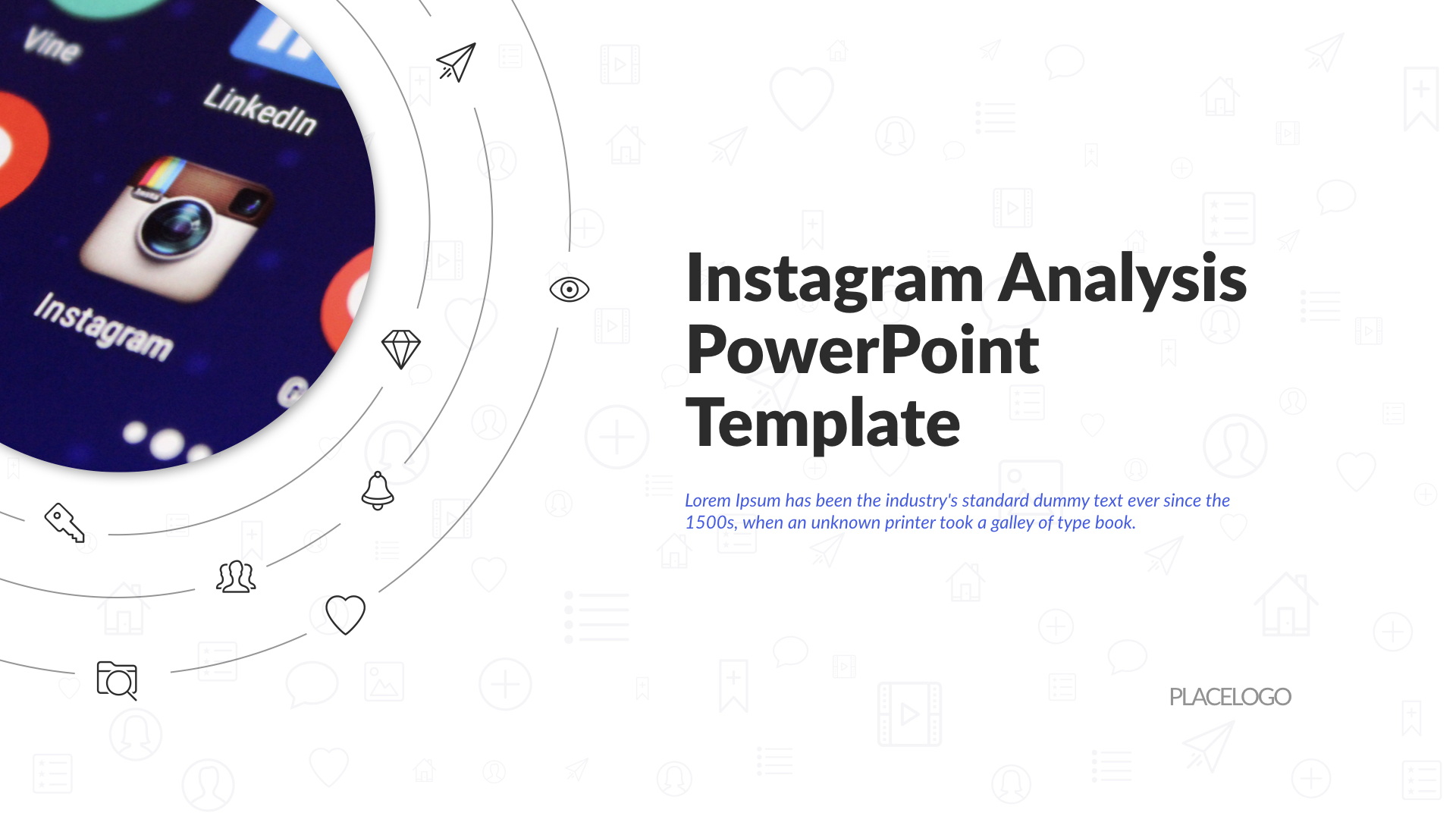 Instagram Analytics Keynote Presentation Template, Presentation Templates