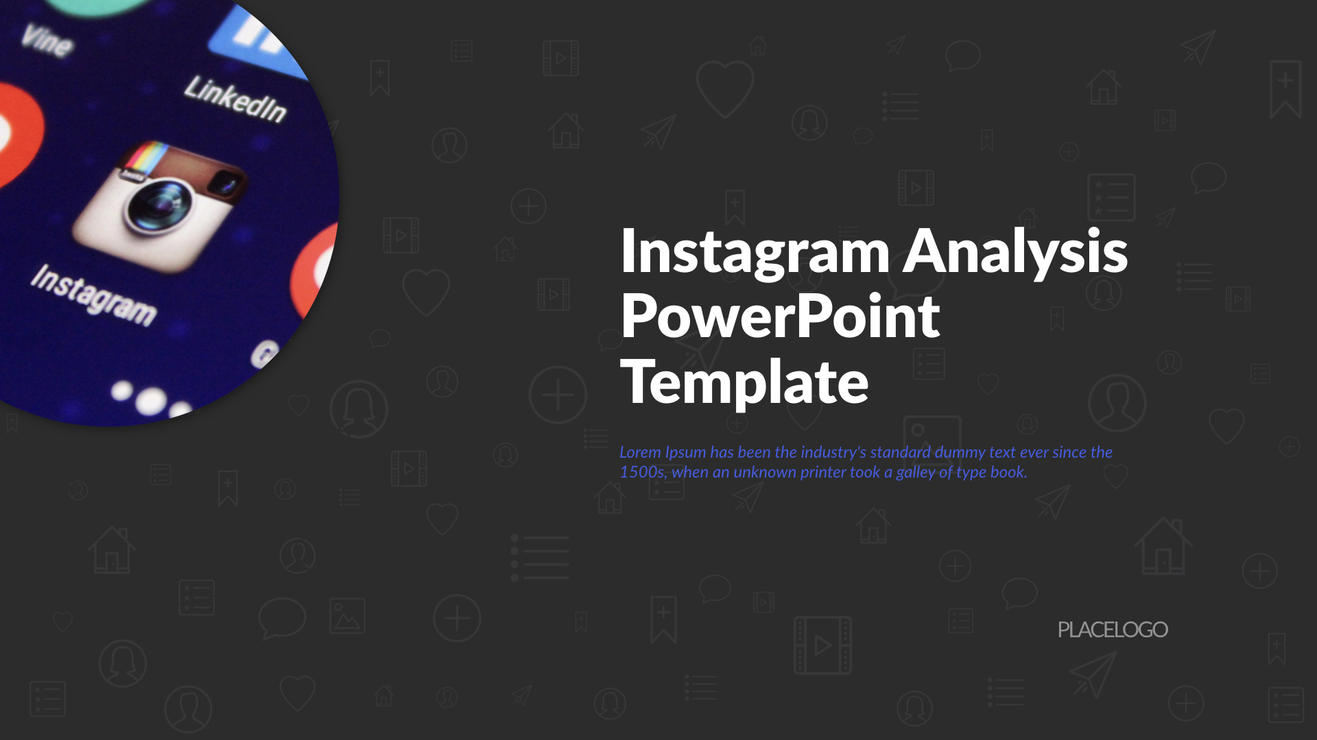 Instagram Analytics Keynote Presentation Template, Presentation Templates