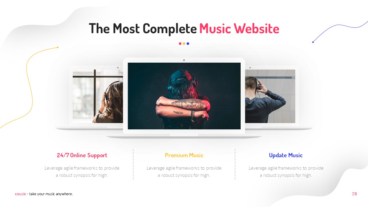 Cousic Music Event Powerpoint Presentation Template Fully Animated ...