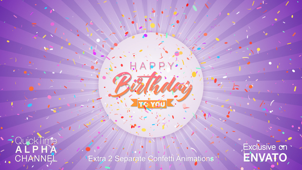 Happy Birthday Celebration, Motion Graphics | VideoHive