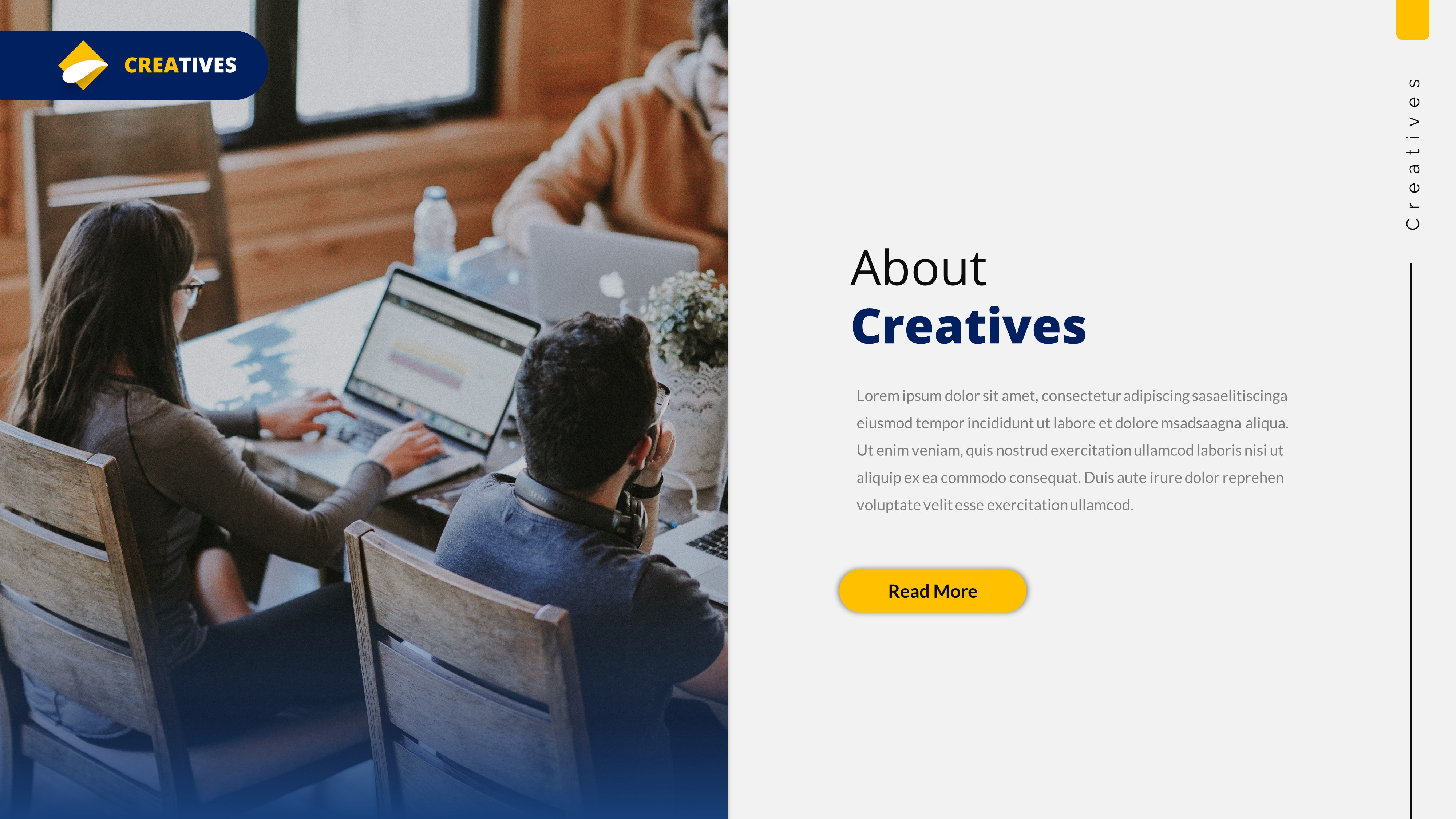 Creatives – Creative Business PowerPoint Template, Presentation Templates
