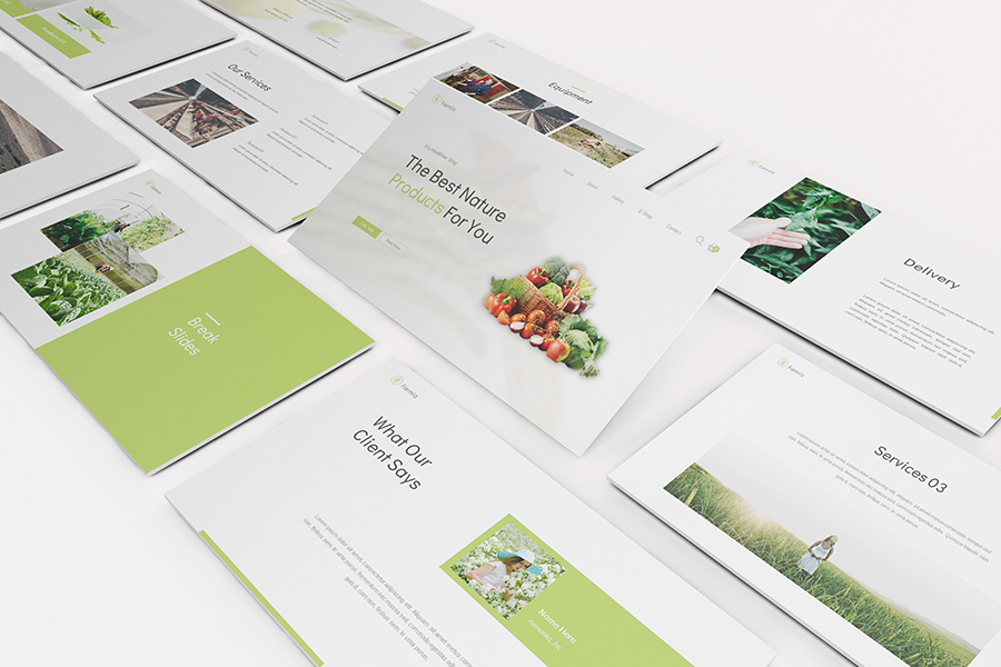 Farming Powerpoint Template, Presentation Templates | GraphicRiver