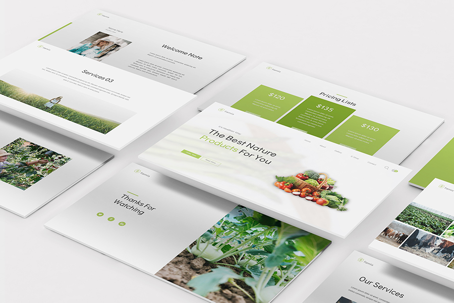 Farming Google Slides Template, Presentation Templates | GraphicRiver