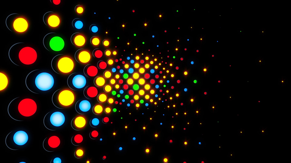 Flickering Colorful Led, Motion Graphics | VideoHive