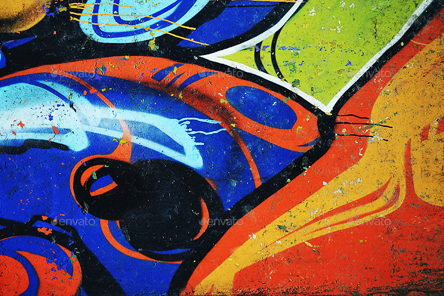 Graffiti Urban Backgrounds, Graphics | GraphicRiver