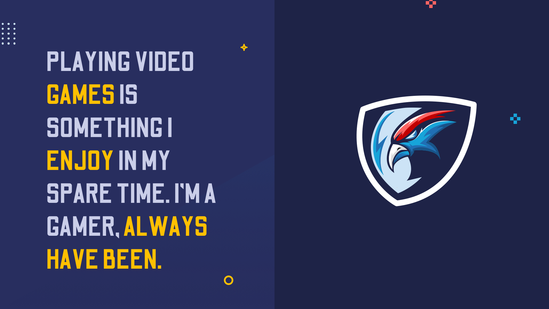 Falcons - Esport & Gaming Powerpoint Template, Presentation Templates