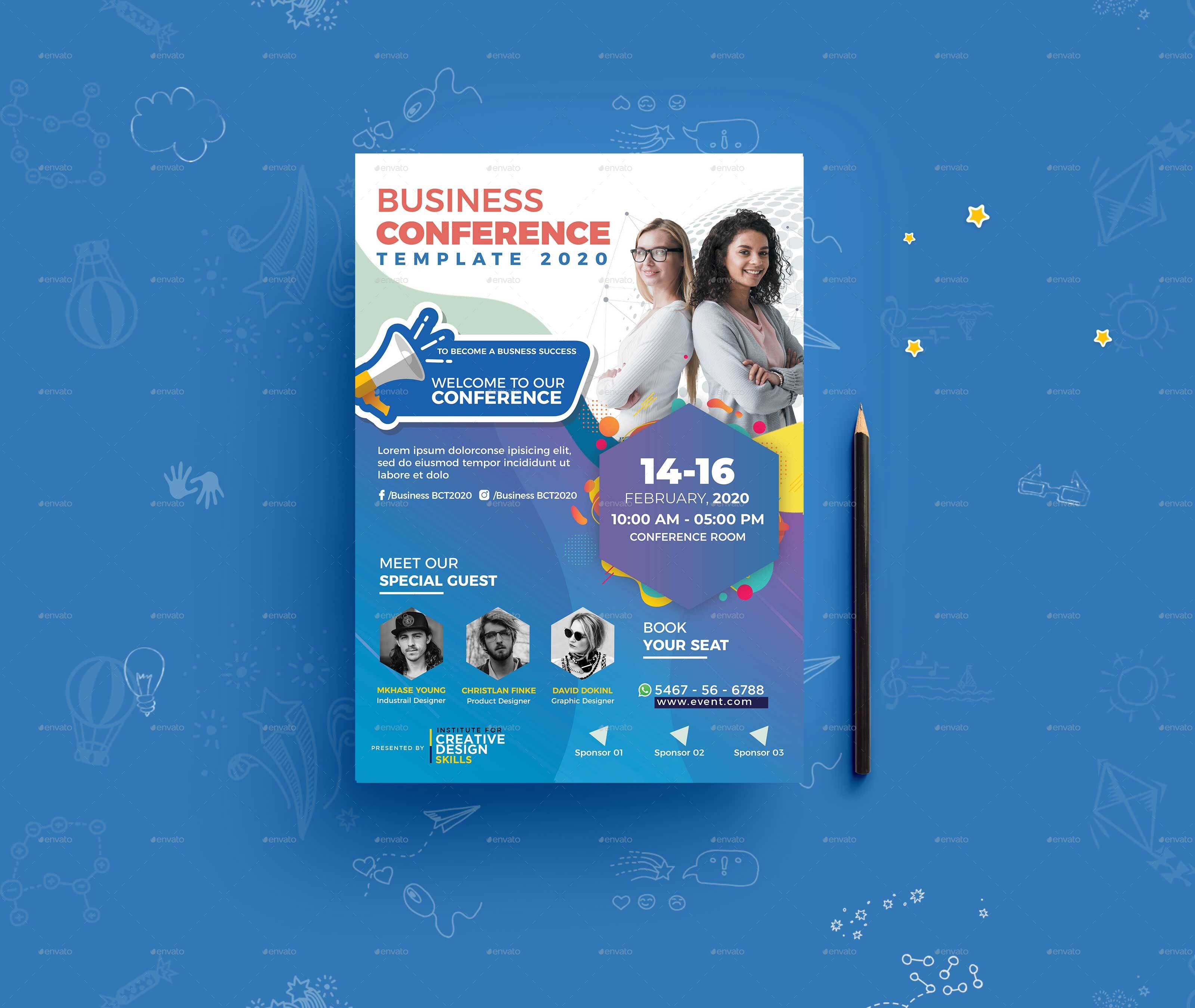 Conference & Seminar Event Flyers, Print Templates | GraphicRiver