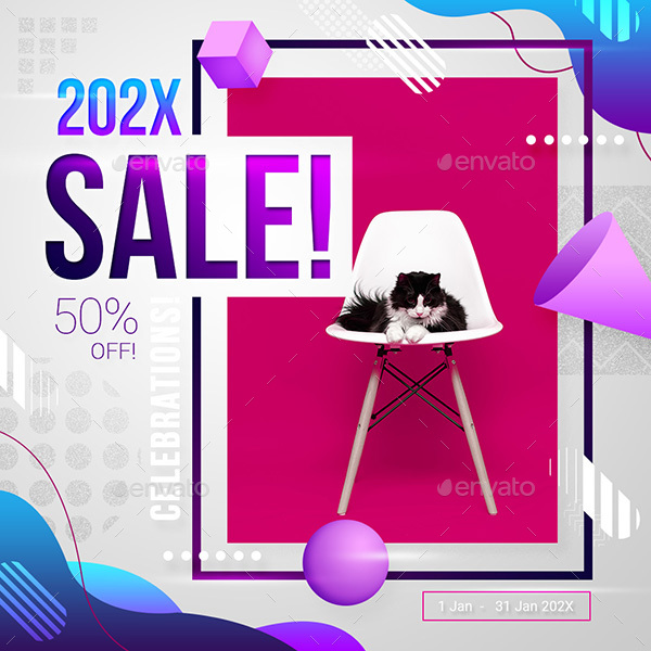 Sales Social Media Post, Web Elements | GraphicRiver