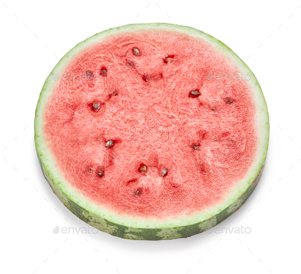 Round slice of watermelon Stock Photo by Pineapple_Studio | PhotoDune
