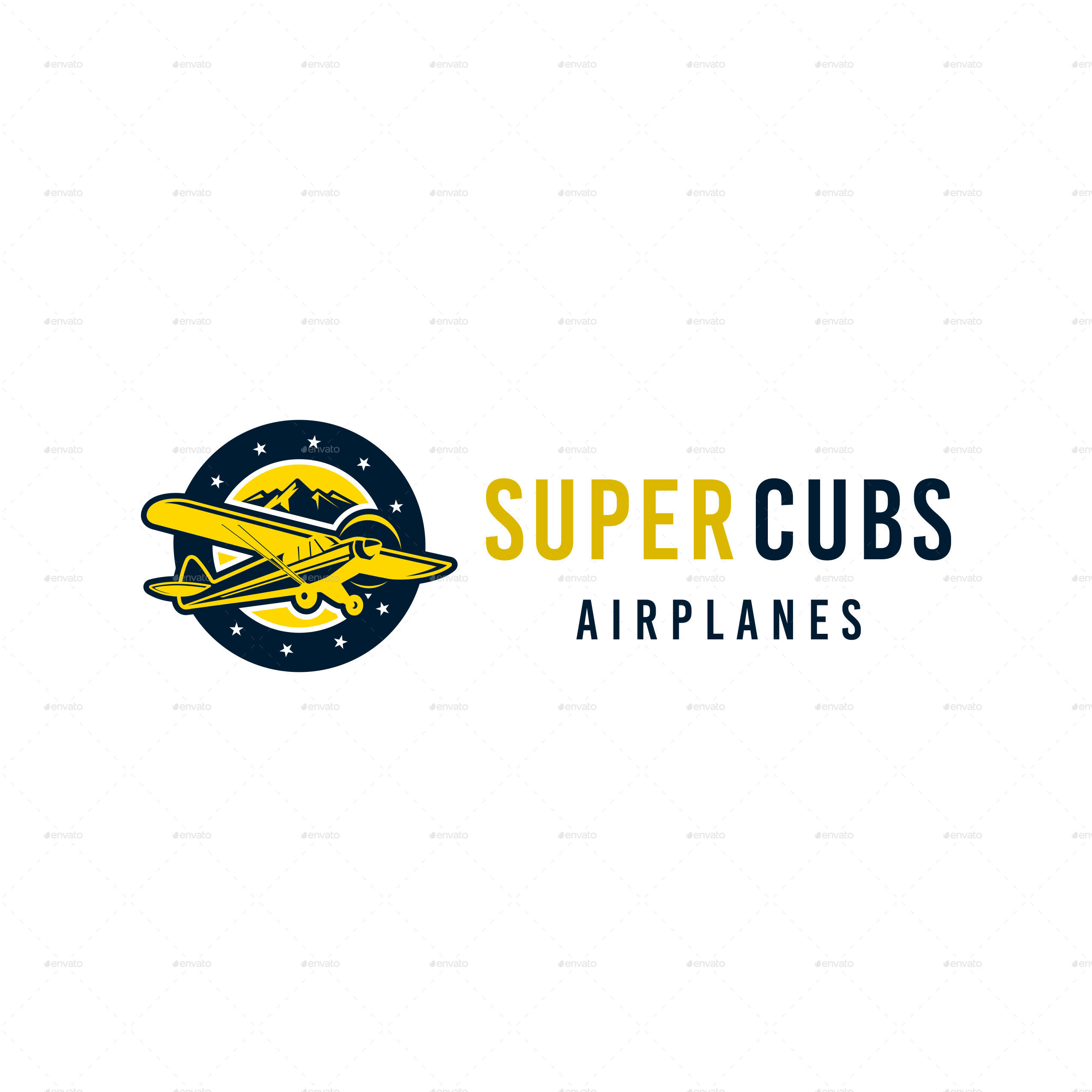 Supercubs - Airplanes logo, Logo Templates | GraphicRiver