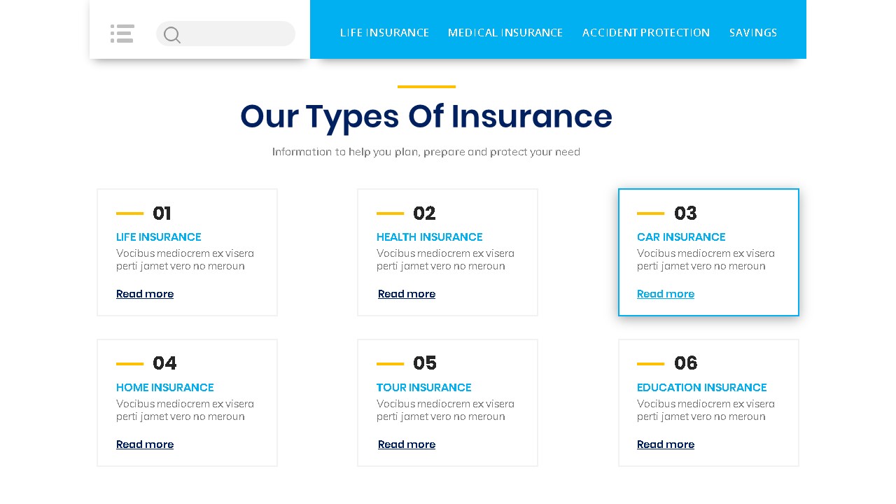 Insurance - Business Google Slide Template, Presentation Templates