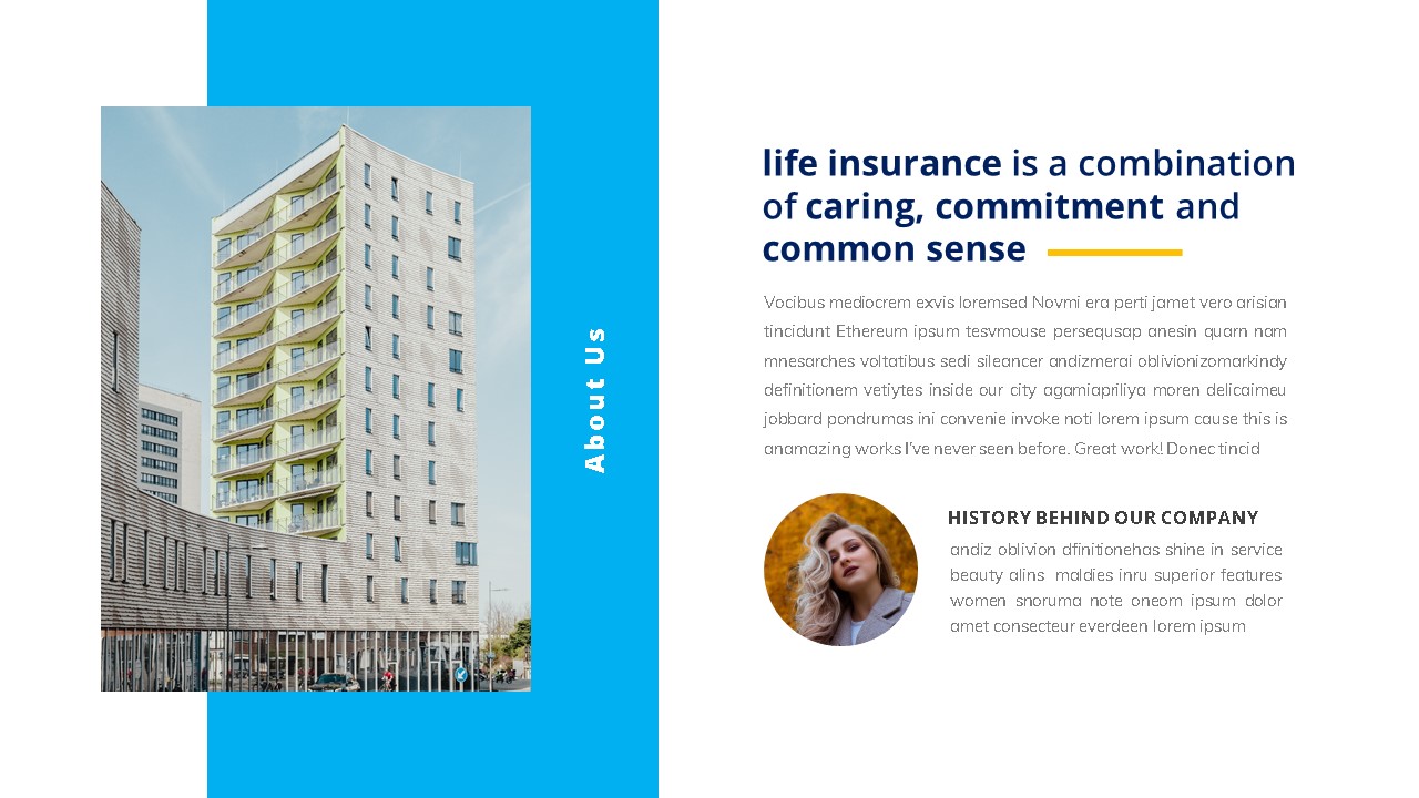 Insurance - Business Google Slide Template, Presentation Templates
