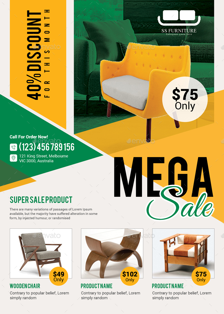 Product Sale Flyer, Print Templates | GraphicRiver