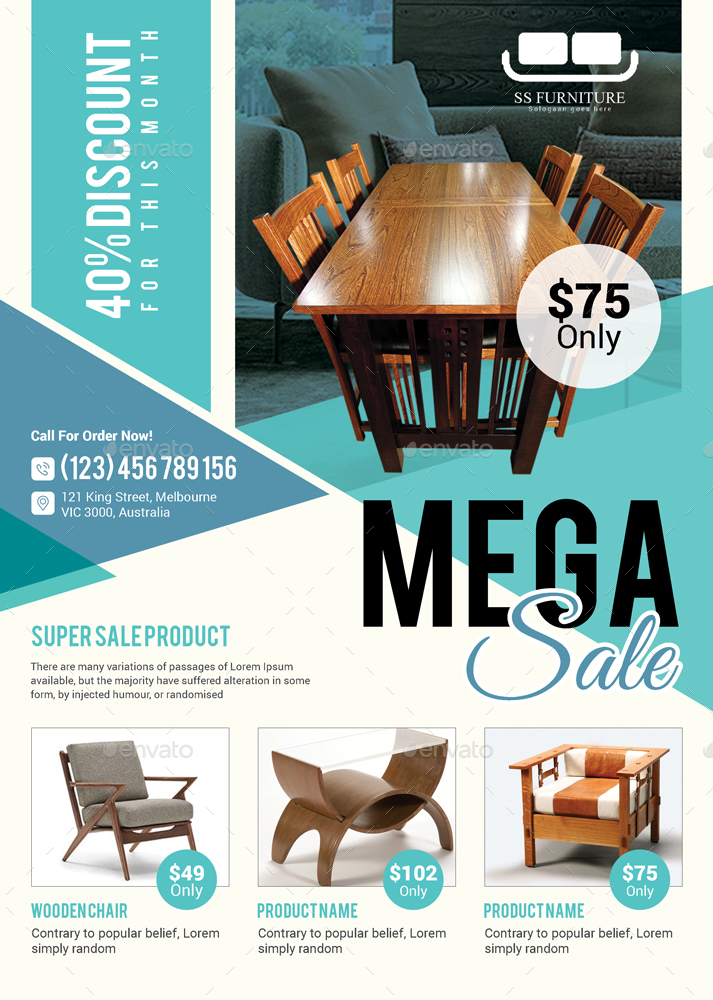 Product Sale Flyer, Print Templates | GraphicRiver