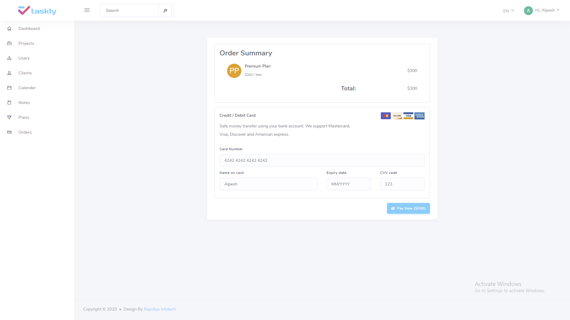 TASKLY SaaS – Project Management Tool by RajodiyaInfotech | CodeCanyon