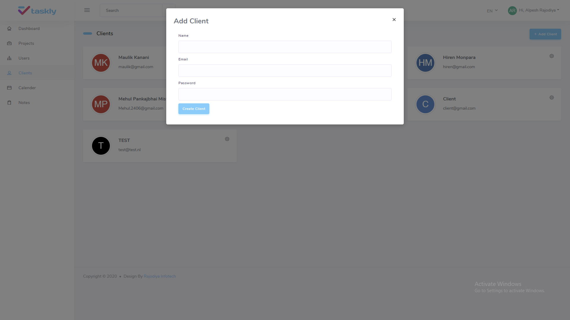 TASKLY – Project Management Tool by RajodiyaInfotech | CodeCanyon