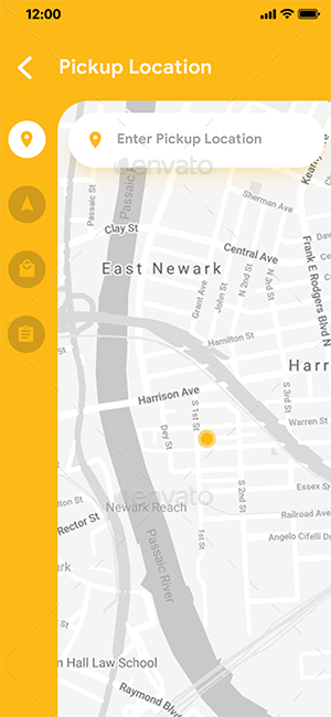 2 App UI Kit| Courier App UI Kit| Peer to peer Courier delivery app UI ...