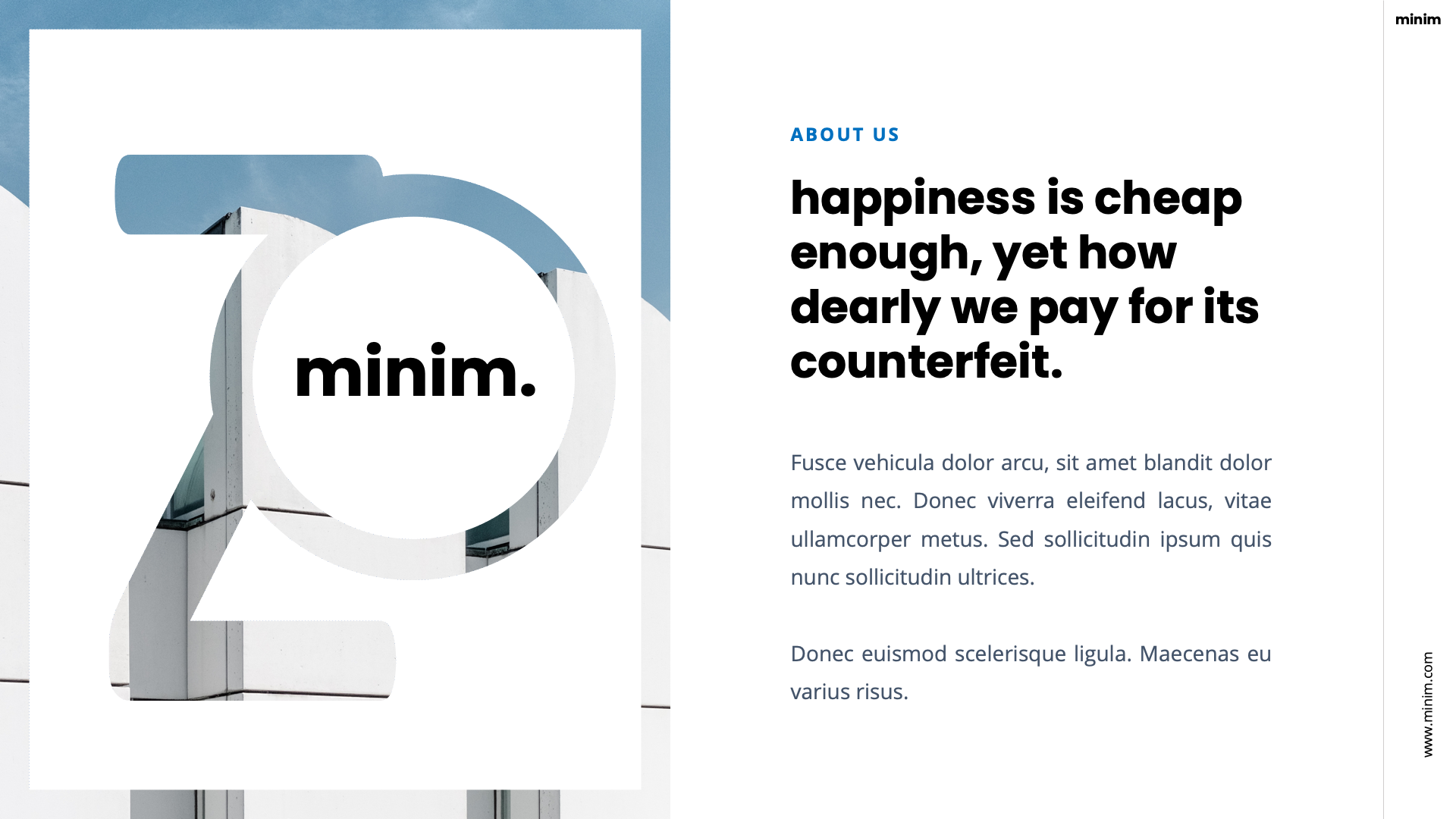 MINIM - Minimalism Keynote Template by MasdikaStudio | GraphicRiver