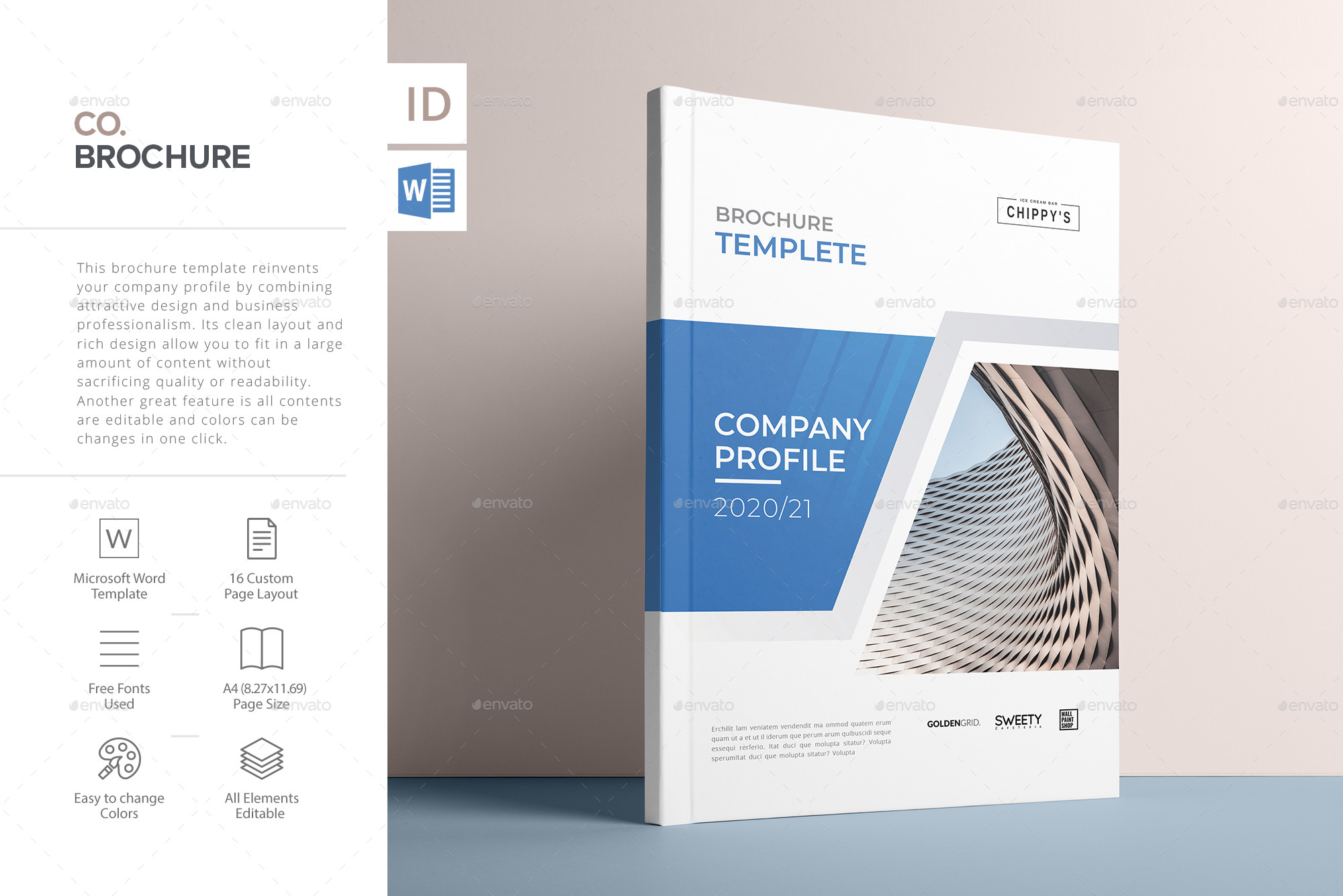 Modern Profile Brochure, Print Templates | GraphicRiver