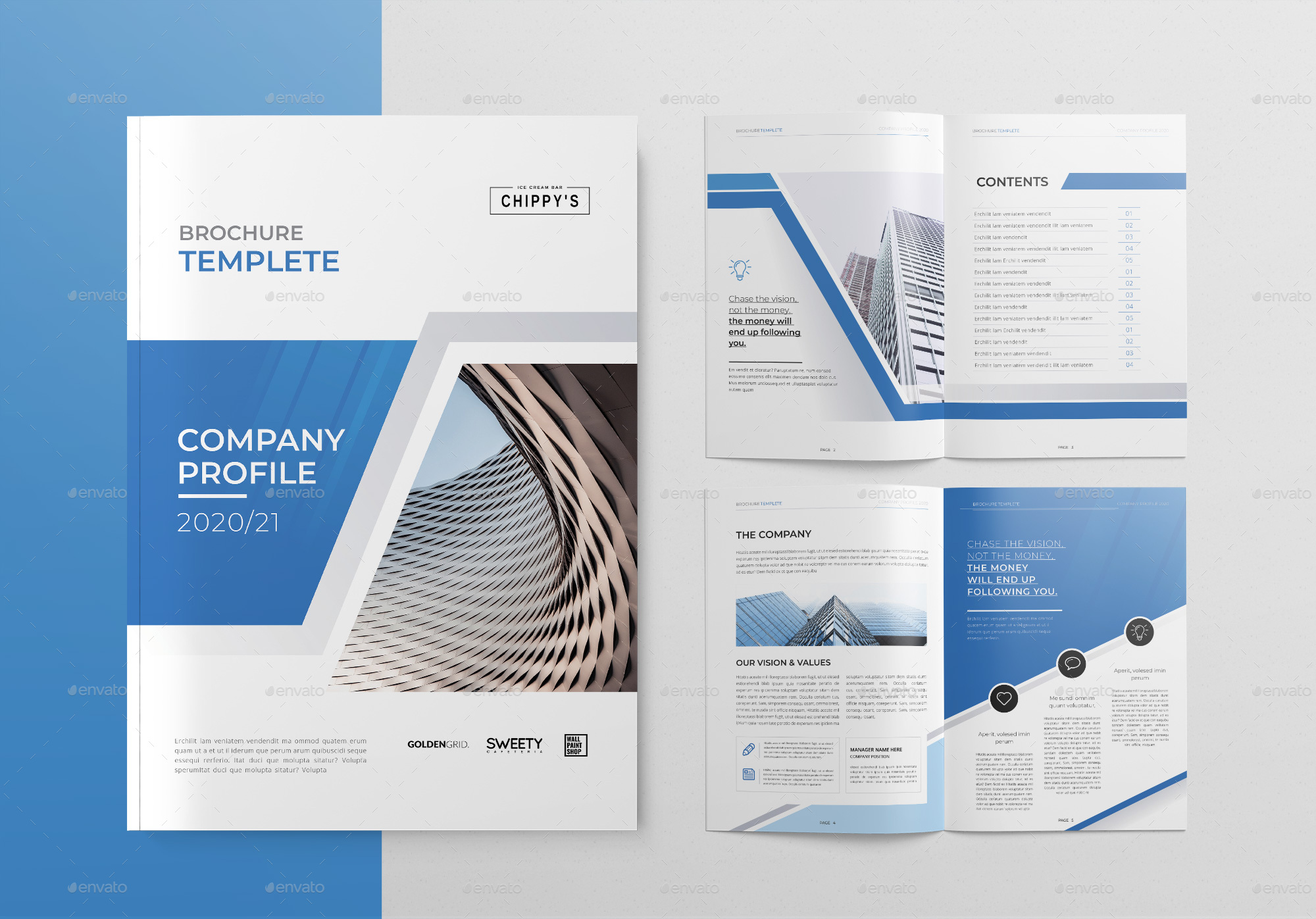 Modern Profile Brochure, Print Templates | GraphicRiver