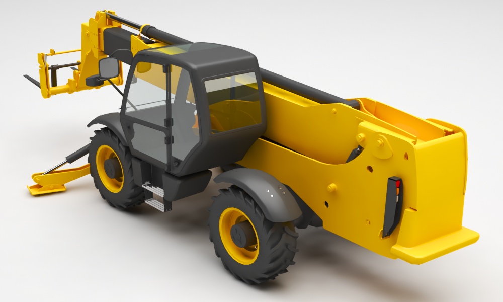 Telehandler by Elkhabaz | 3DOcean
