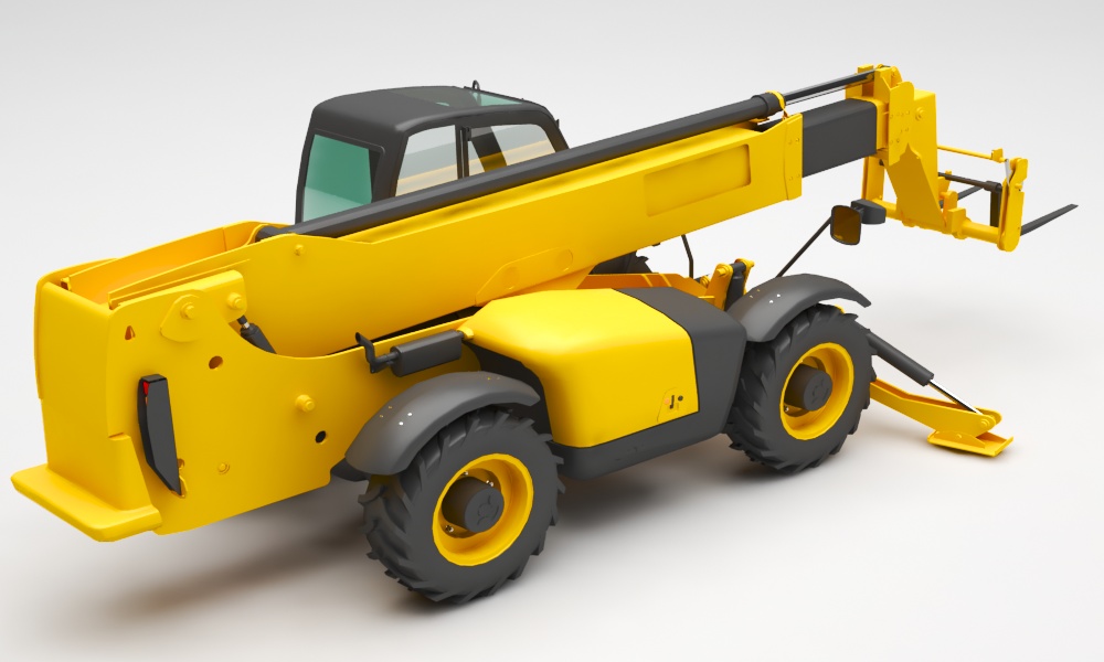 Telehandler by Elkhabaz | 3DOcean