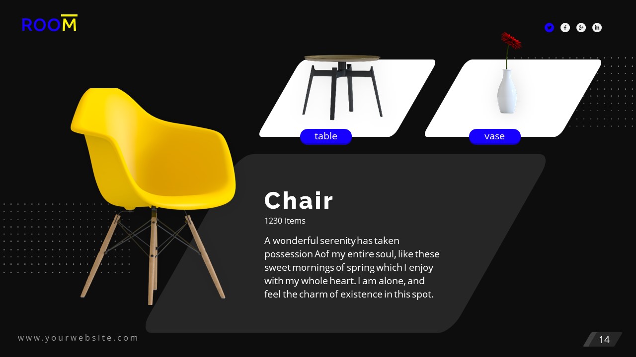 Room – Furniture Keynote Presentation Template Fully Animated ...