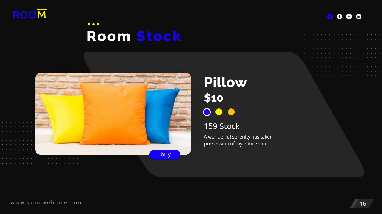 Room – Furniture Keynote Presentation Template Fully Animated ...