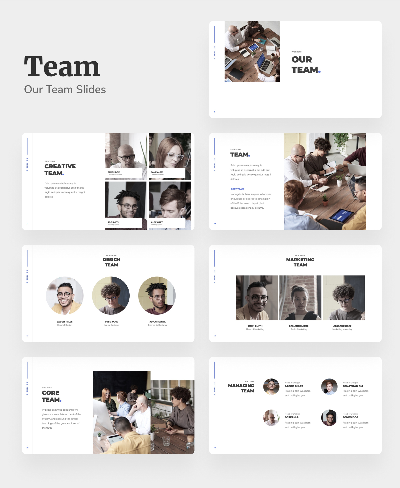 Bisnis - Corporate Business Power Point Template, Presentation Templates