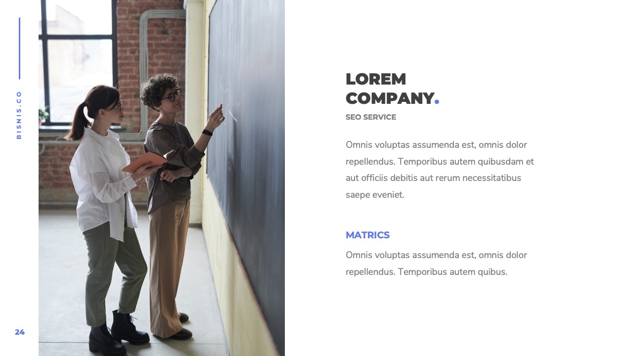 Bisnis - Corporate Business Power Point Template, Presentation Templates