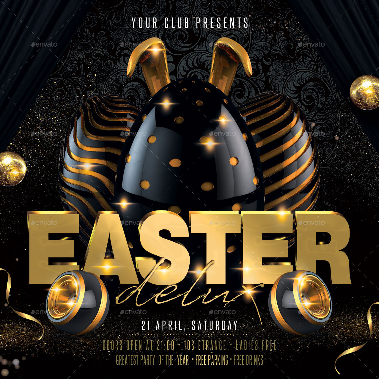 Easter Party Flyer, Print Templates | GraphicRiver