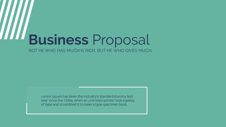 Proposal PowerPoint Presentation Template, Presentation Templates ...