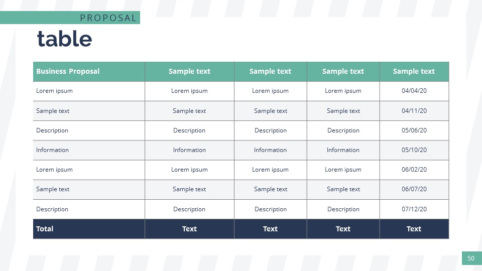 Proposal PowerPoint Presentation Template by SanaNik | GraphicRiver