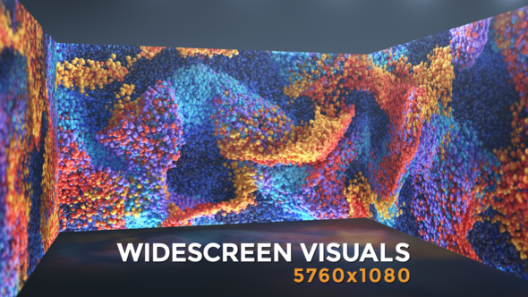 Colorful Waves Widescreen, Motion Graphics | VideoHive