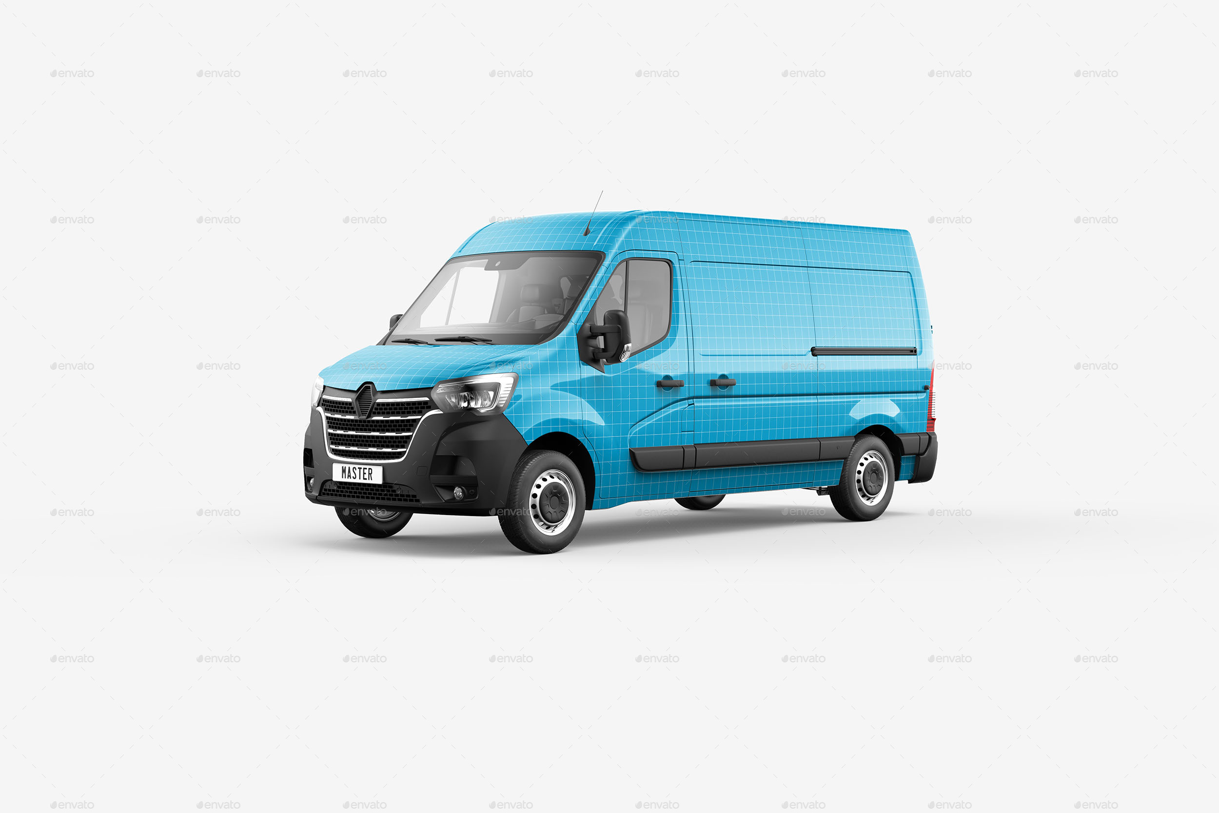 Master Panel Van Mockup, Graphics | GraphicRiver
