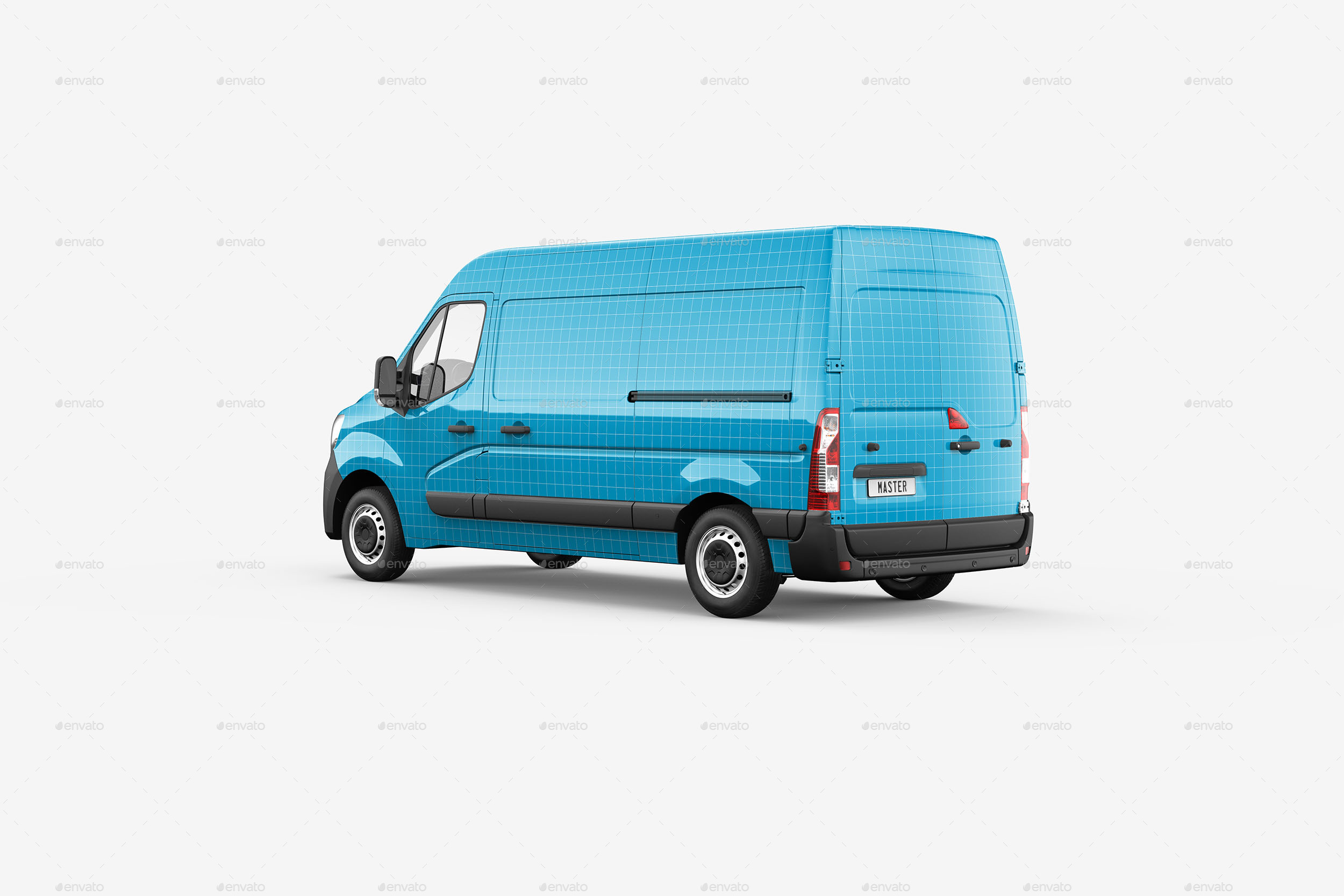 Master Panel Van Mockup, Graphics | GraphicRiver