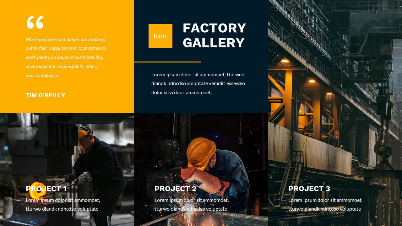 Factory - Industrial PowerPoint Template, Presentation Templates ...